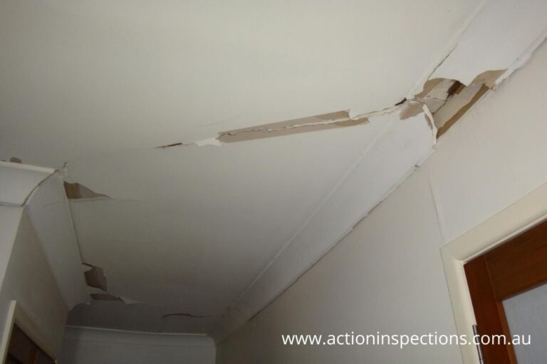 Ceiling Cracking | Building Inspections Brisbane | Action Inspections